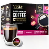 Vinia Blood Flow Energy Coffee Pods, Medium Roast Arabica Superfood ...