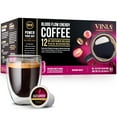 VINIA Blood Flow Energy Coffee Pods - Medium Roast Infused with Red ...