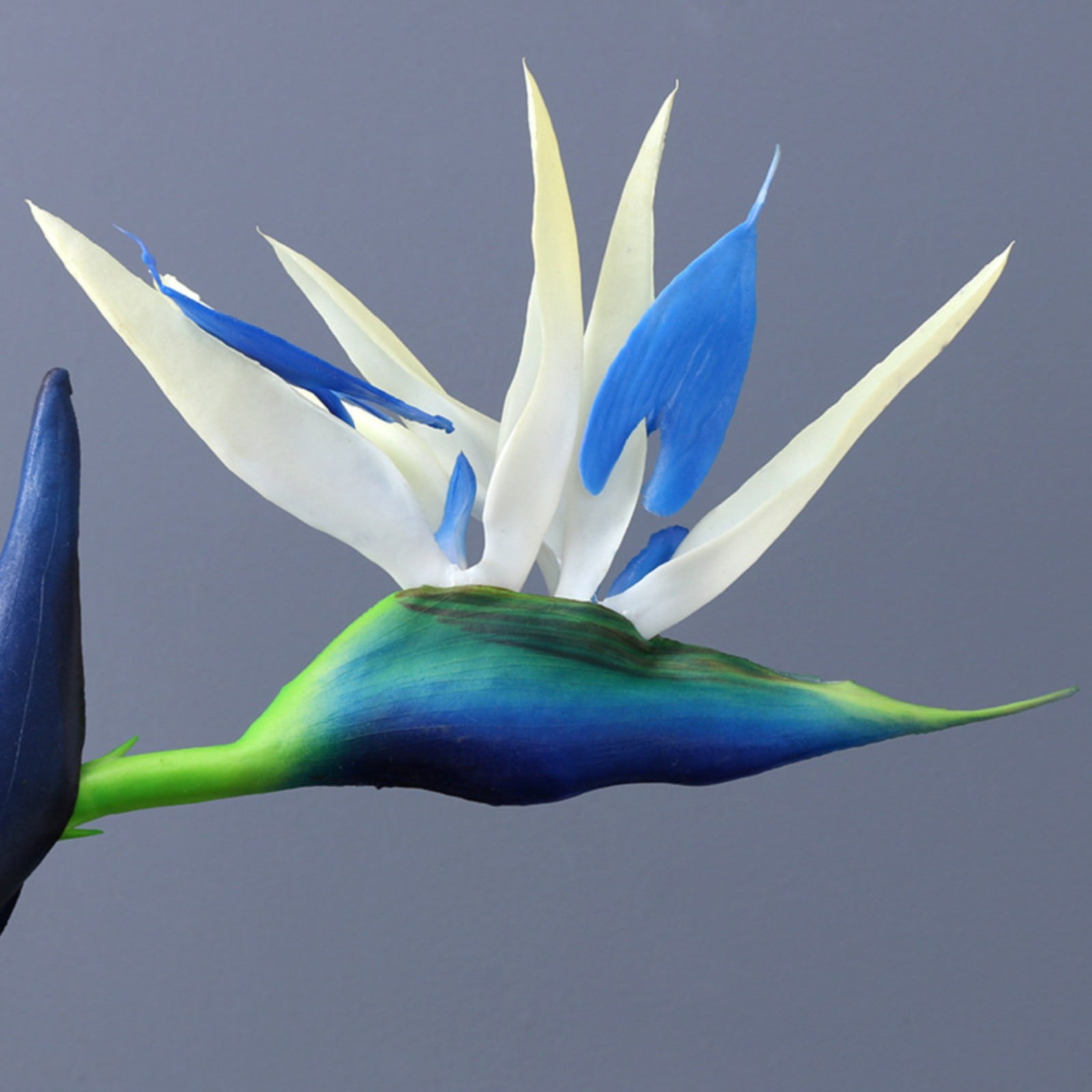 VINOIC Artificial Bird of Paradise Large PU Rubber Flower for Indoor ...