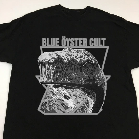 VINTAGE BOC BLUE OYSTER CULT Band T-Shirt Black Men S-234XL - Walmart.com