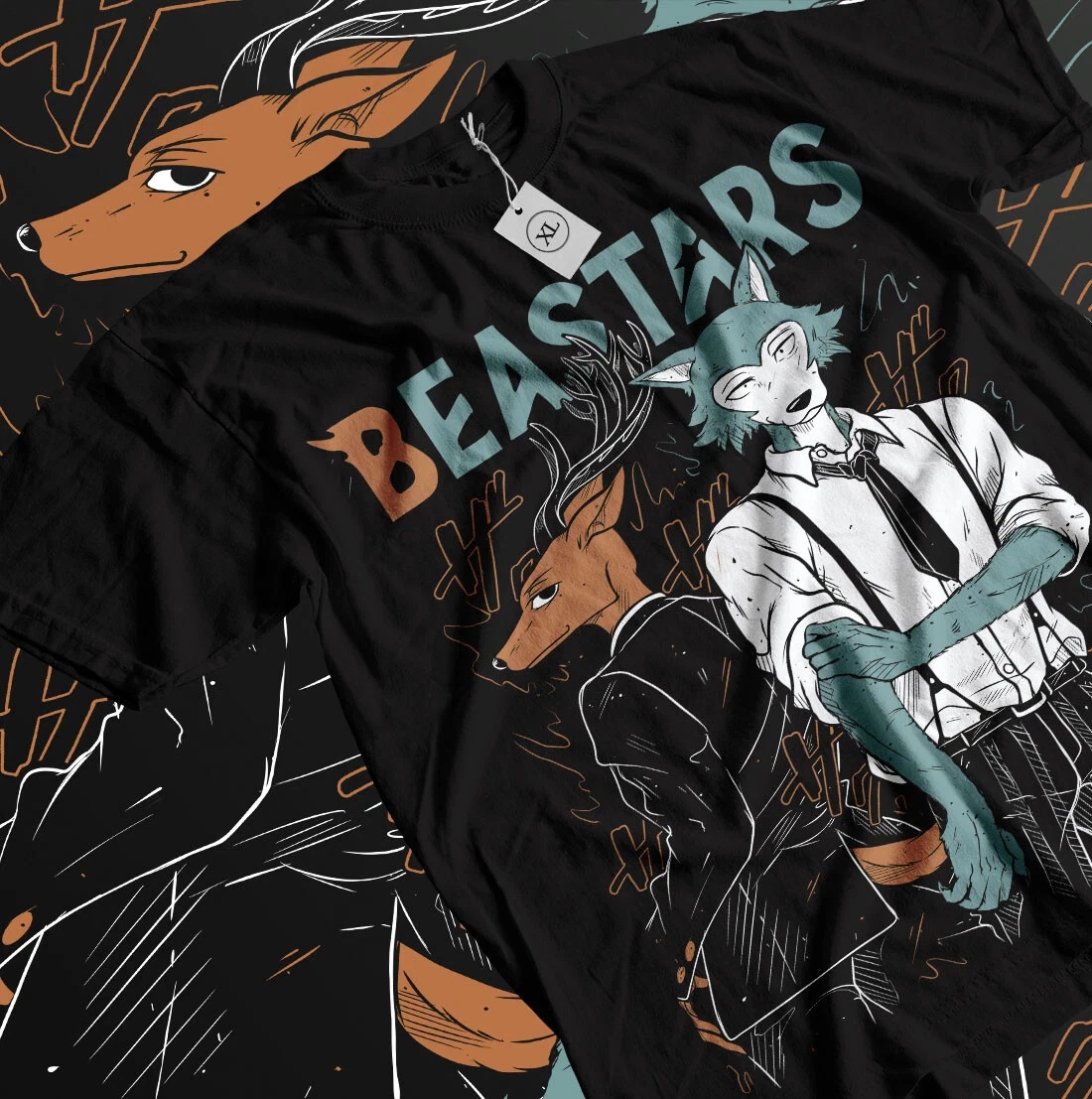 VINTAGE Beastars Legoshi Beastars Shirt Girl Anime Japanaise Style ...