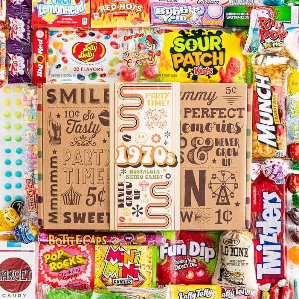 VINTAGE CANDY CO. 1970s RETRO GIFT BOX - 70s Nostalgia Candies ...