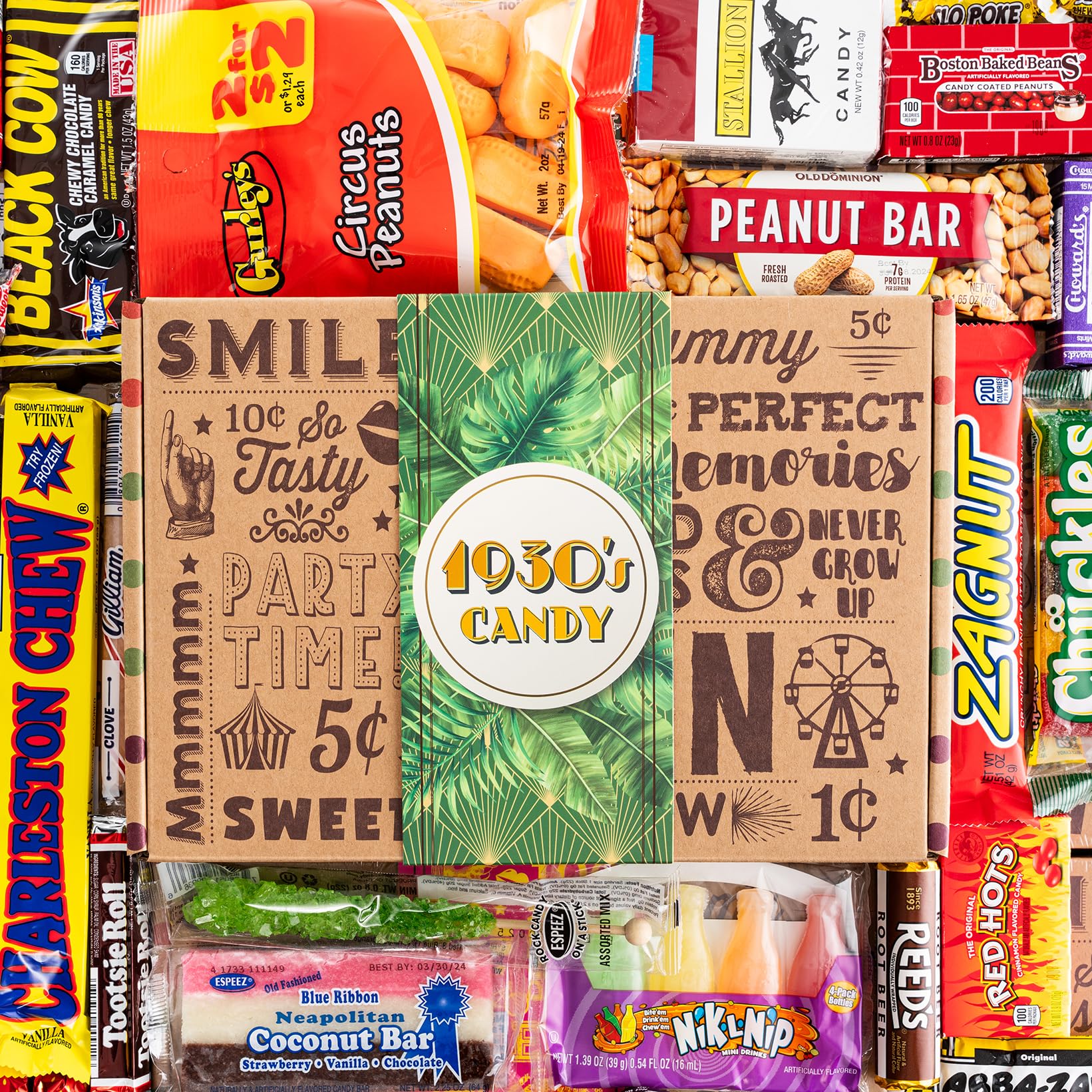 VINTAGE CANDY CO. RETRO DECADE CANDY GIFT BOX - Nostalgia Candies ...