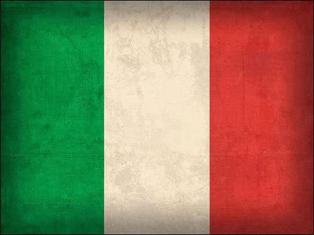 VINTAGE Italy Flag 3M Reflective sticker| old distressed decal Italian ...