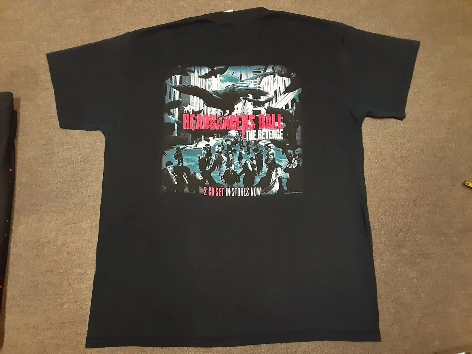 VINTAGE MTV2 Headbangers Ball Promo Tee The Revenge Era Nu Metal Rock ...