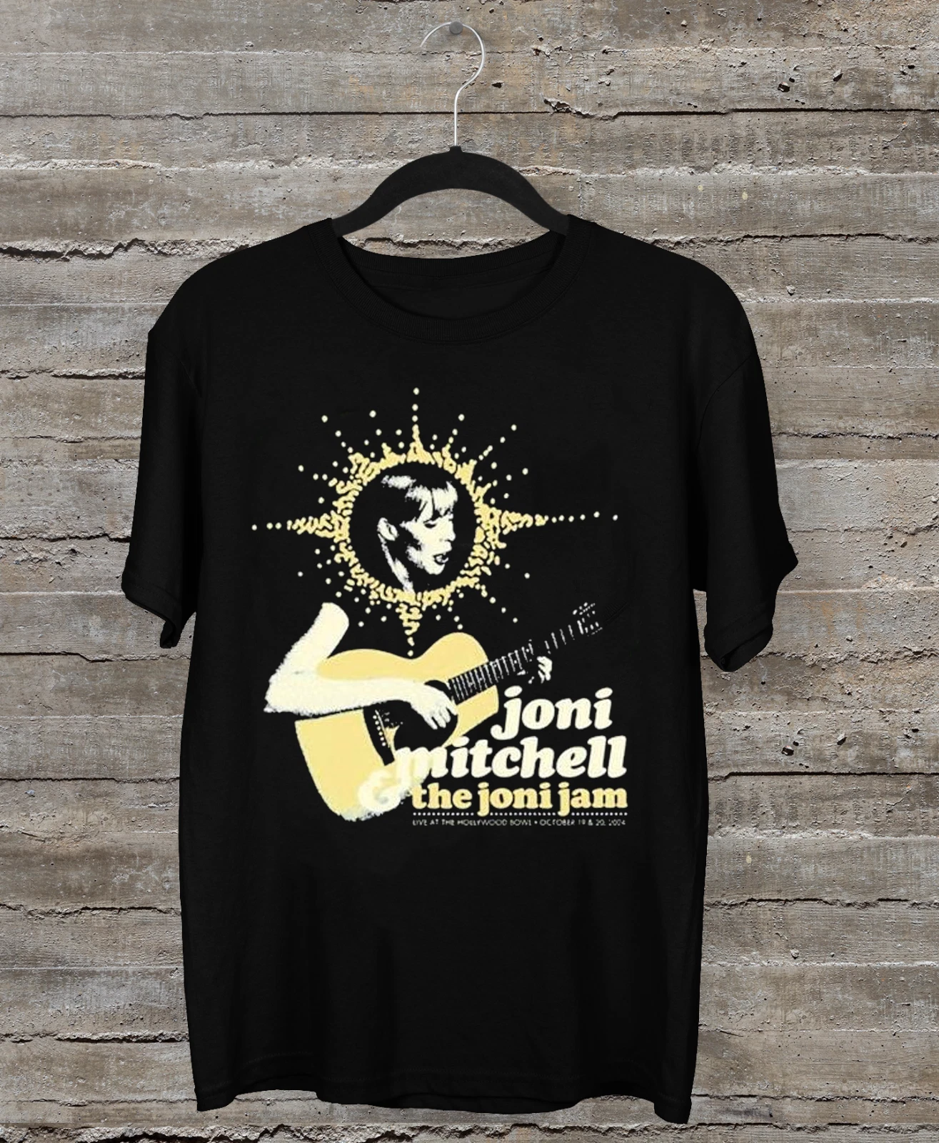 VINTAGE NEW Joni Mitchell & The Joni Jam 2024 Tour Black All Size Shirt ...