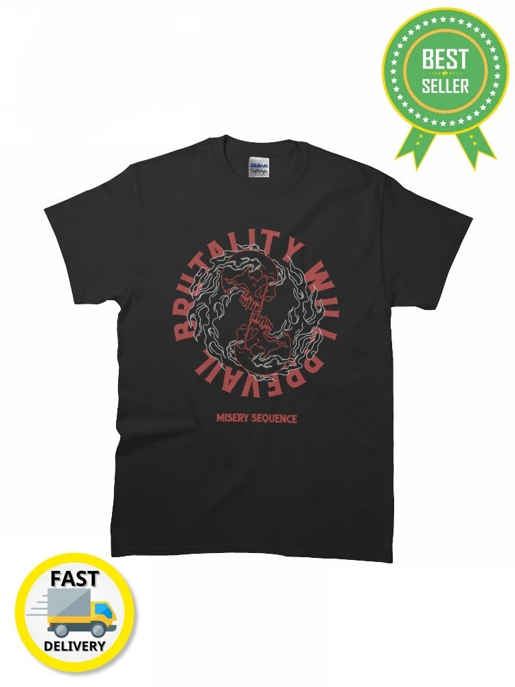VINTAGE New Design Misery Sequence by Brutality Will Prevail MAN WOMAN ...
