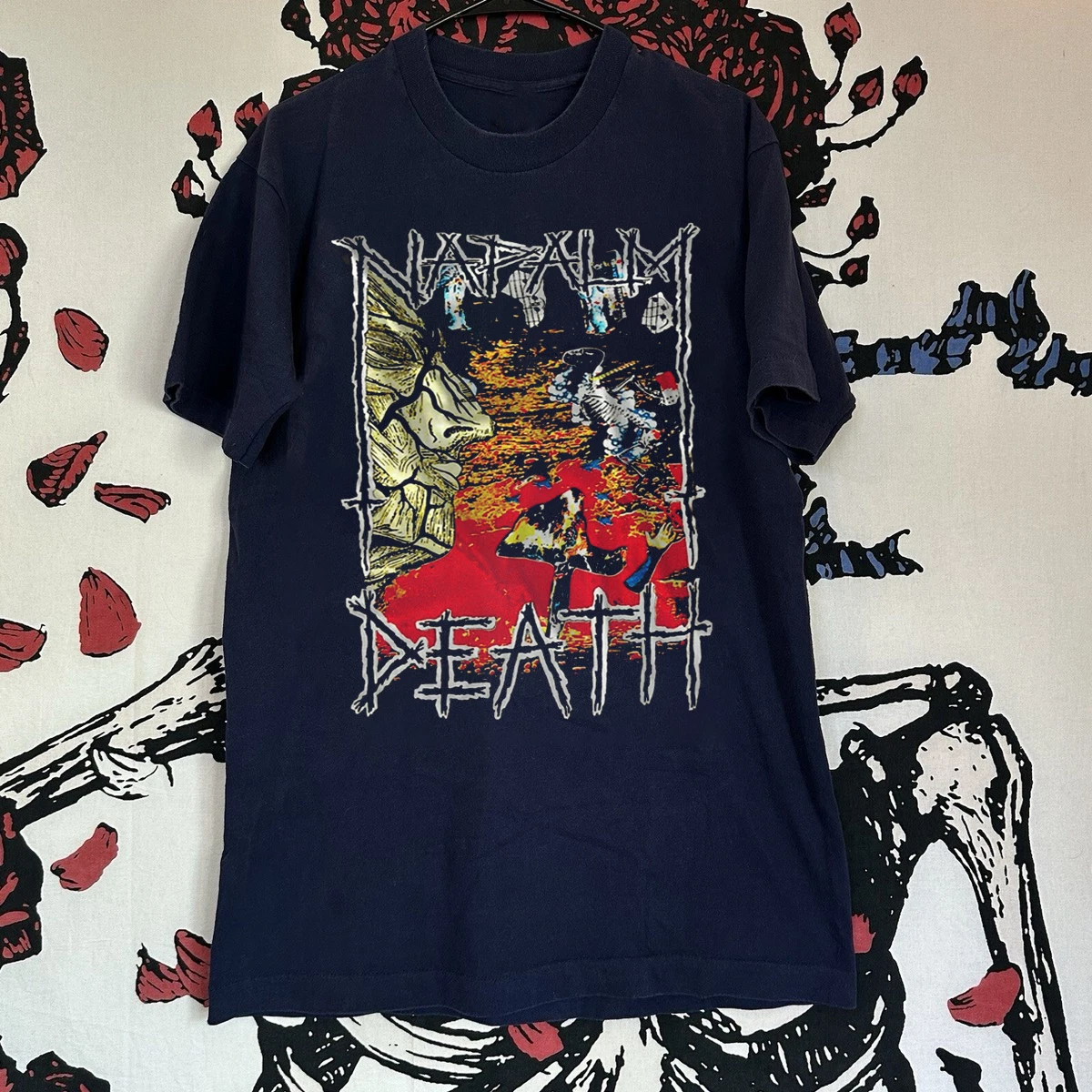 VINTAGE New Popular Death Napalm Gift For Fans T-Shirt Black All Size ...
