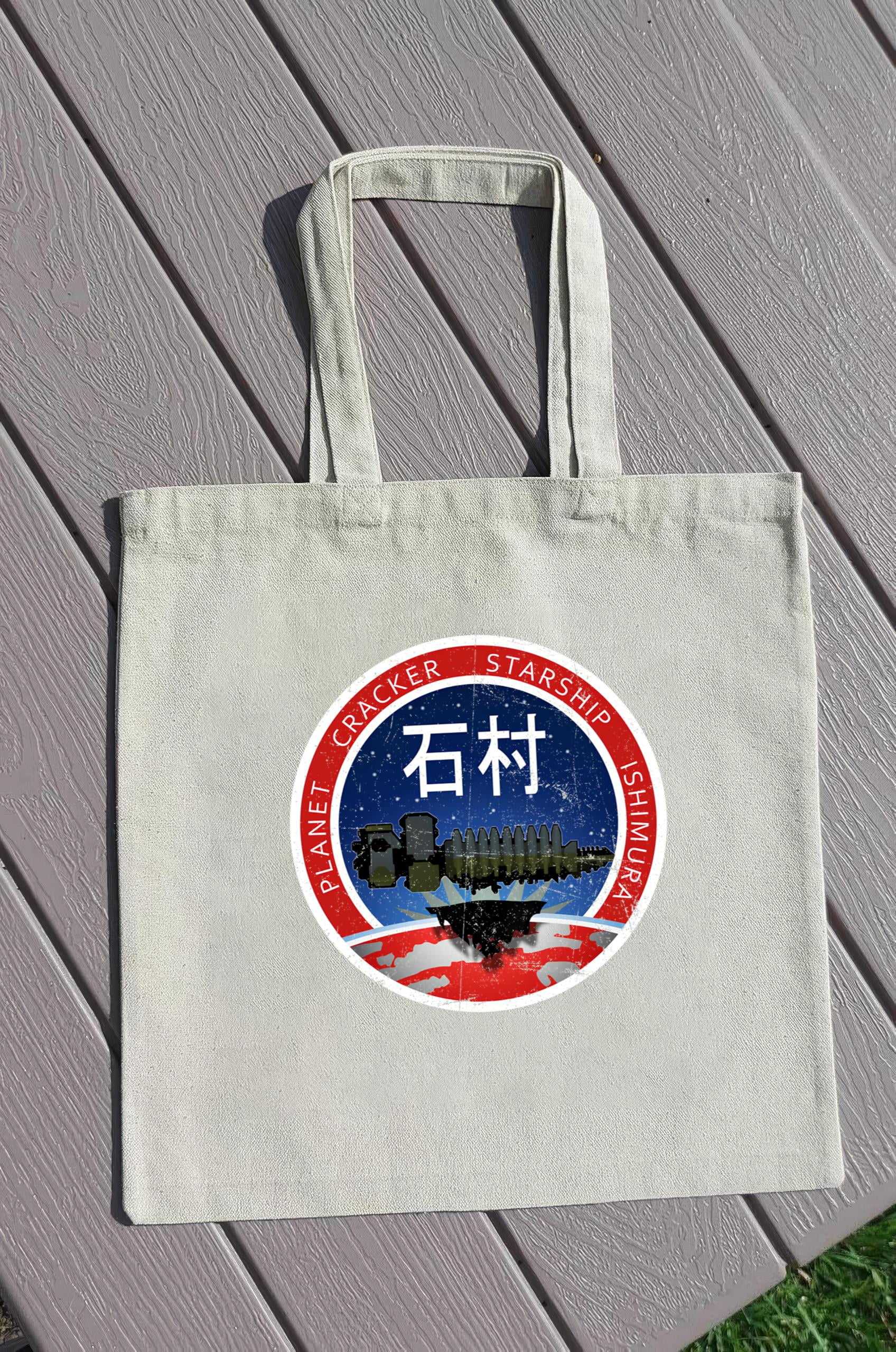 VINTAGE PLANET CRACKER STARSHIP ISHIMURA LOGO - Gamer Dead Space Tote ...