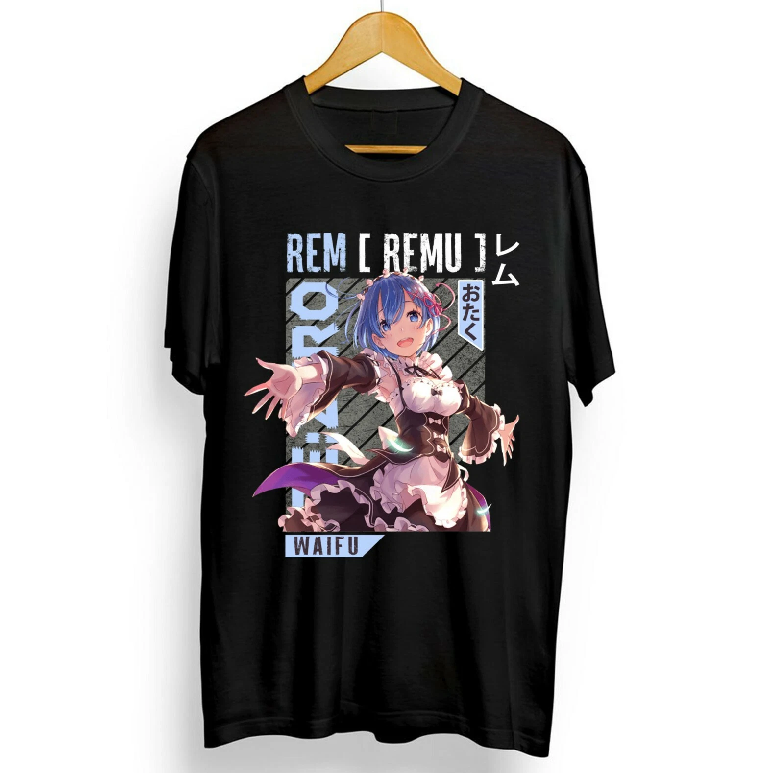 VINTAGE Rem Re Zero Anime,Cute Re Zero Ram,Subaru,Japanese,new Unisex ...