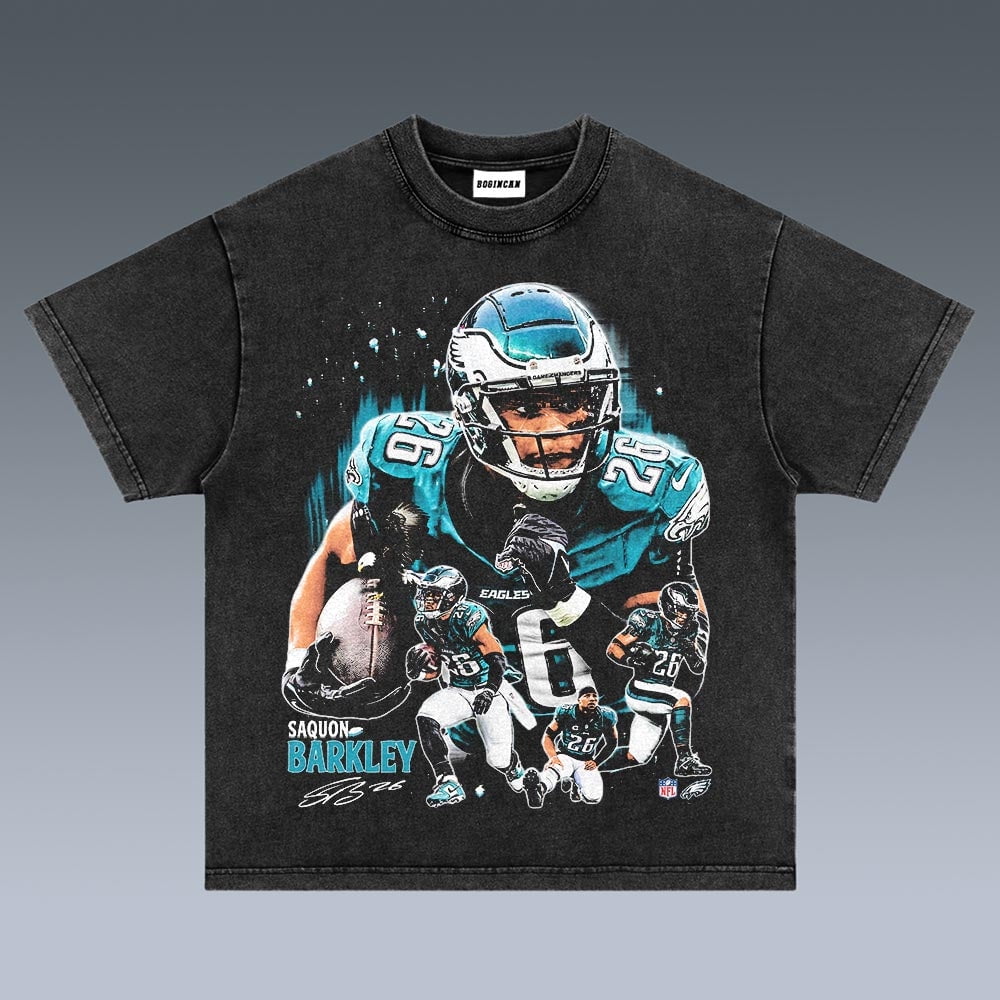 VINTAGE TEE , SAQUON BARKLEY - EAGLESshirt, football bootleg shirt ...