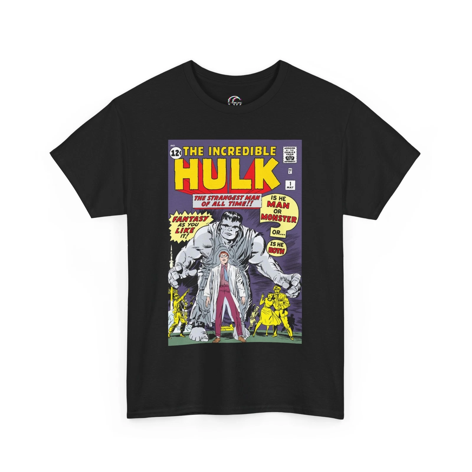 VINTAGE The Incredible Hulk Comic Book T-Shirt, The Incredible Hulk 1 ...