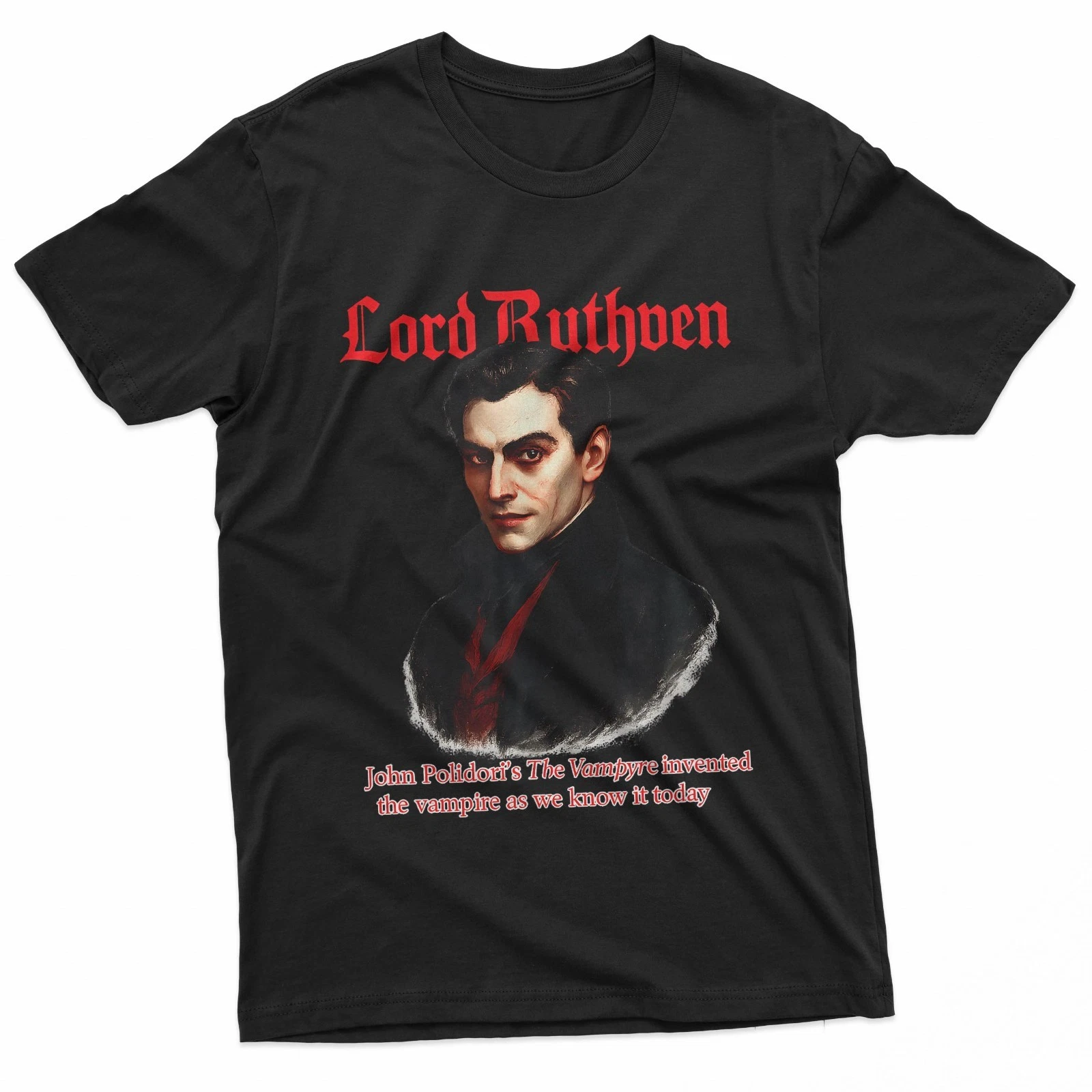 VINTAGE The Vampire By John Polidori Lord Ruthven Gothic T-Shirt ...