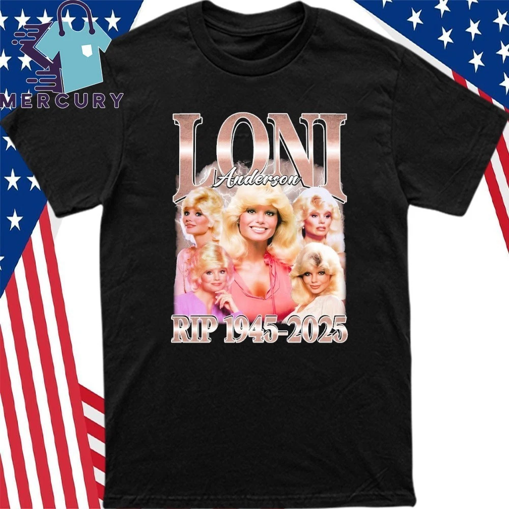 VINTAGE Vintage Loni Anderson RIP 1945–2025 Tribute Shirt - Walmart.com