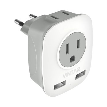PIGADA Universal Travel Adapter One International Wall Charger AC Plug ...
