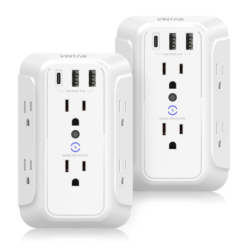 360 Electrical 36030 Quad Tap Rotating Outlet Adapter - Walmart.com