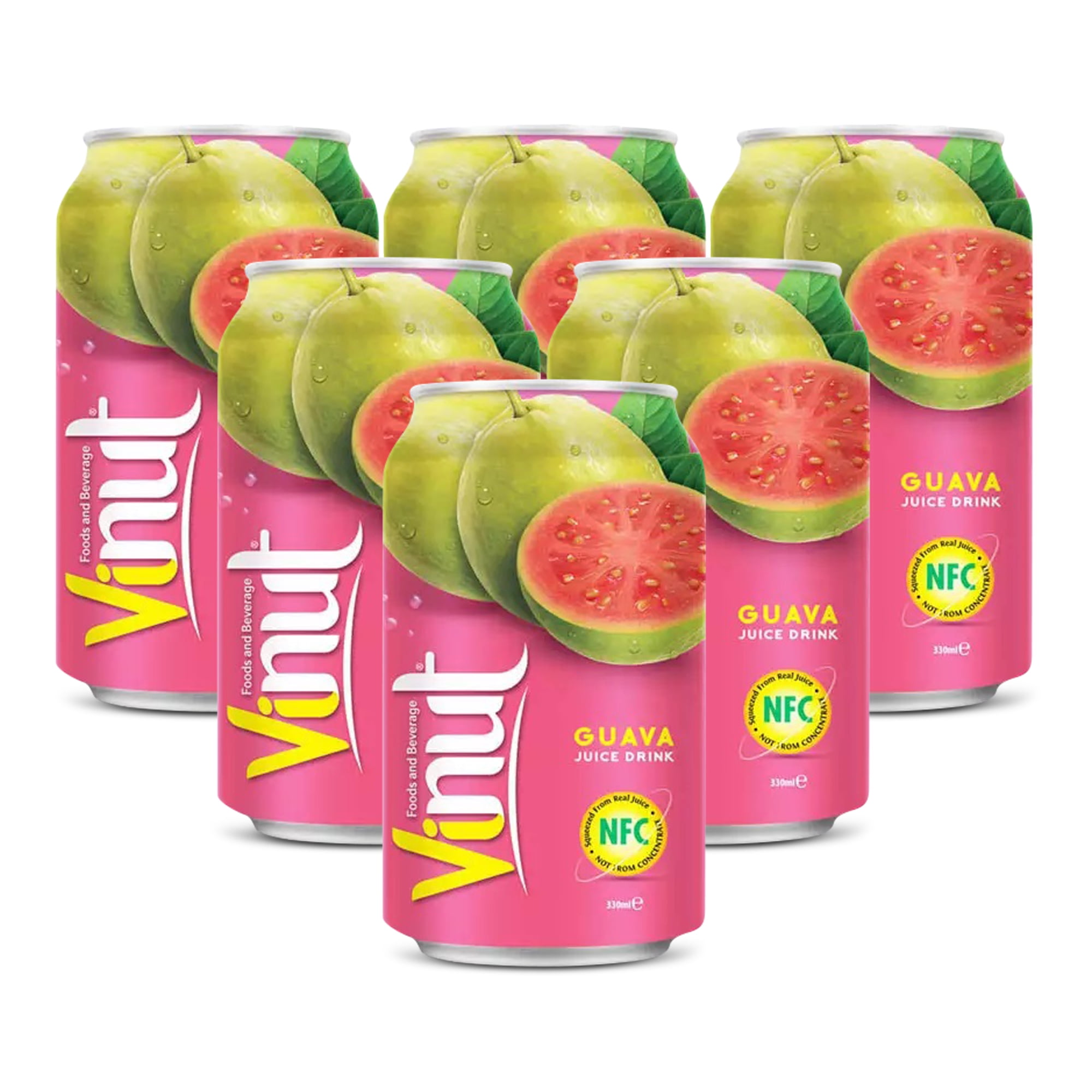 VINUT Fresh Guava Juice Drink, Non-GMO Source of Vitamin C and ...