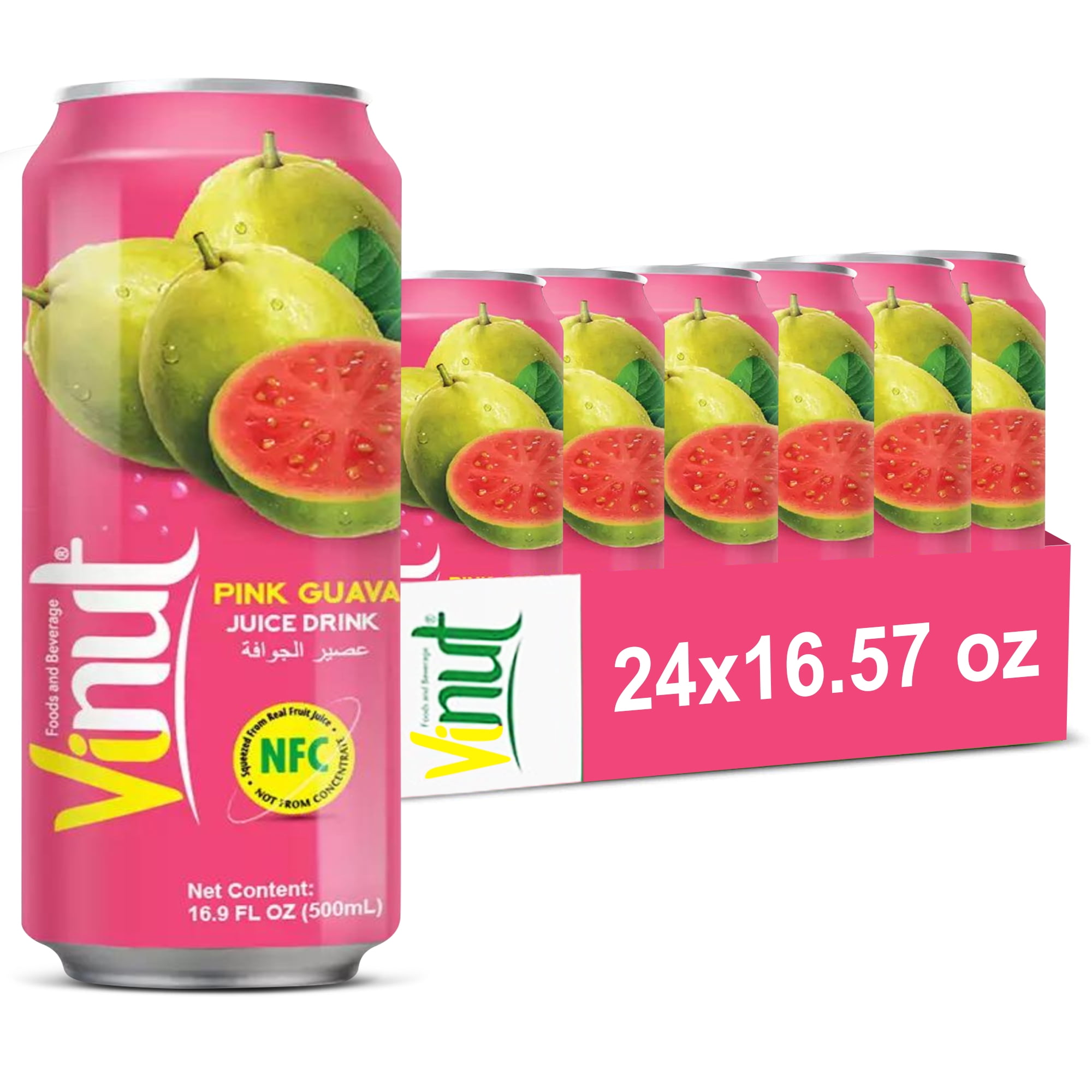 VINUT Guava Juice Drink with Pulp, Not from Concentrate, Fresh, 16.57 ...
