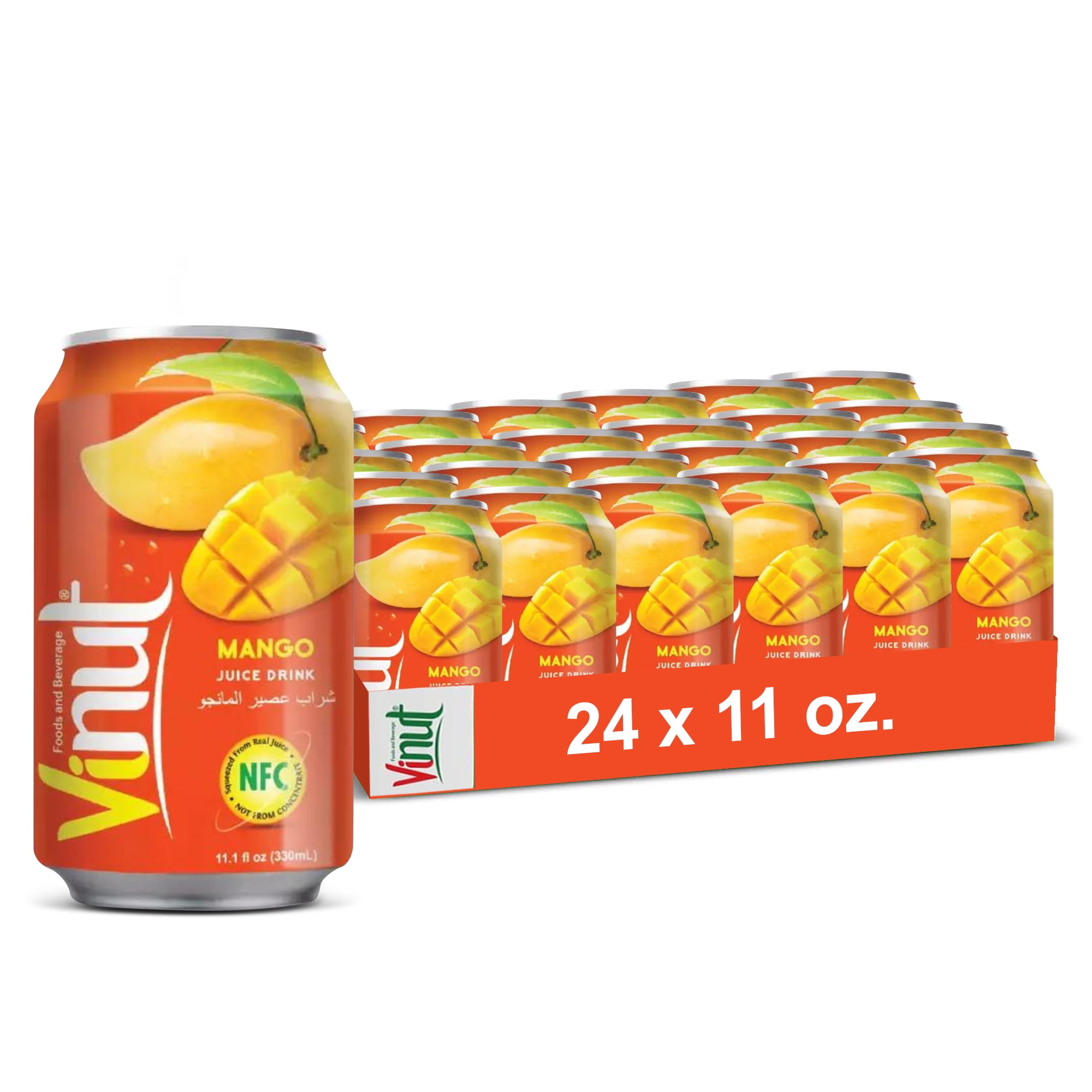 Free Shipping! VINUT Real Mango Juice Drink, Not from Concentrate ...