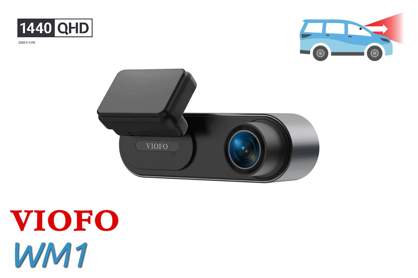 VIOFO WM1 Mini Dashcam | 2K Quad HD With Wi-Fi & GPS - Walmart Business ...