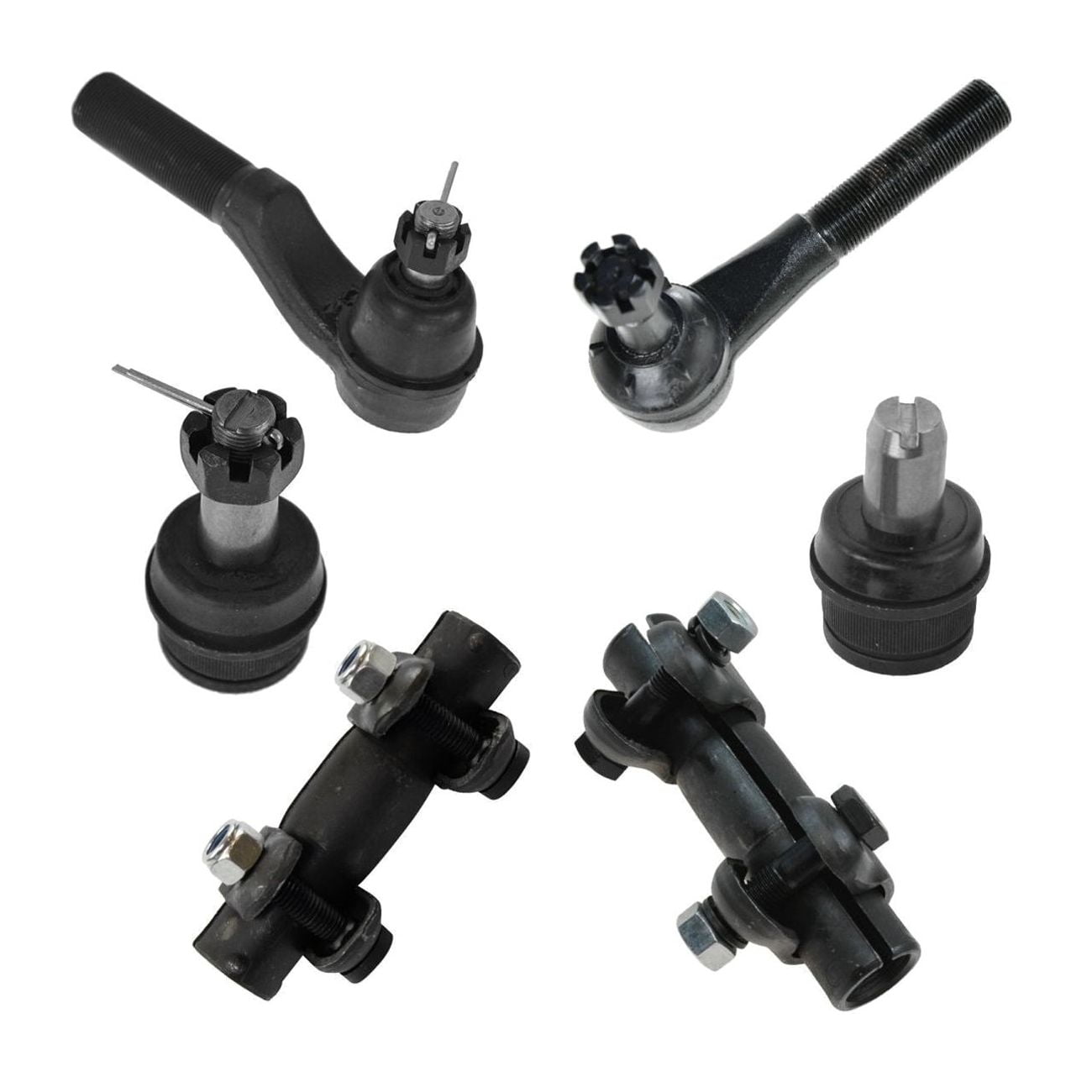 VIOHI 8pc Steering Suspension Kit Ball Joints Tie Rods & Adjusting ...
