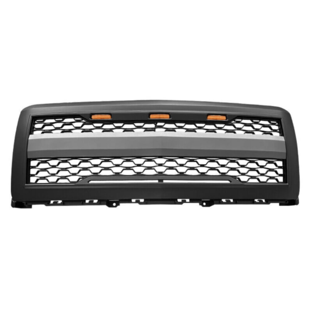 VIOHI Bumper Grille Front Side Matte Black ABS Plastic Bumper Trim Hood ...