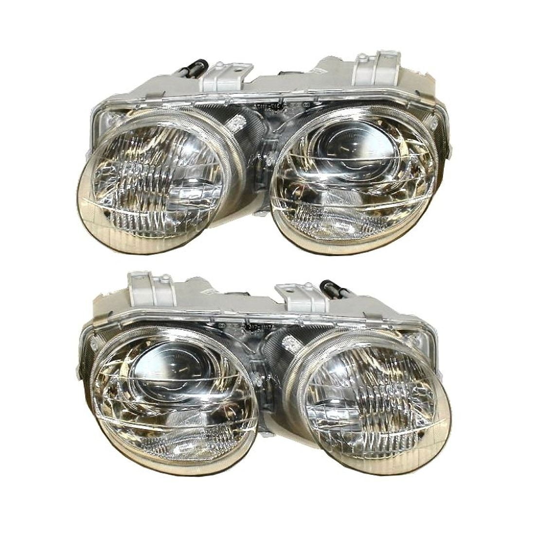 VIOHI Left Driver and Right Passenger Side Headlight Headlamp Clear for ...