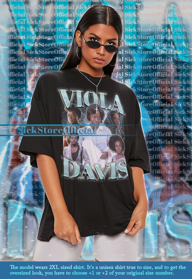 VIOLA DAVIS Vintage Shirt, Viola Davis Homage Tshirt, Viola Davis Fan ...