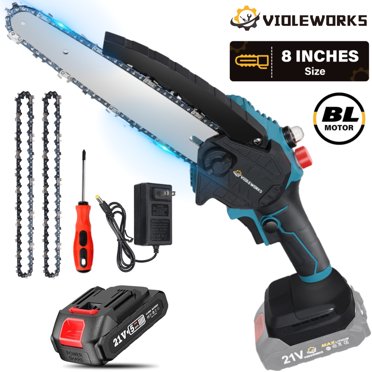 Earthwise LCS32010 10" 20-Volt Lithium Ion Cordless Electric Chain Saw ...
