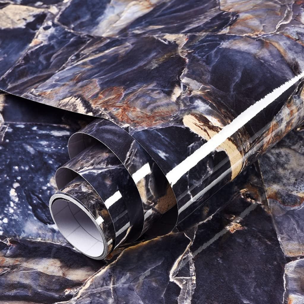 VIOPVERY Marble Contact Paper, 15.7"x78.7", Waterproof, Removable, Self ...