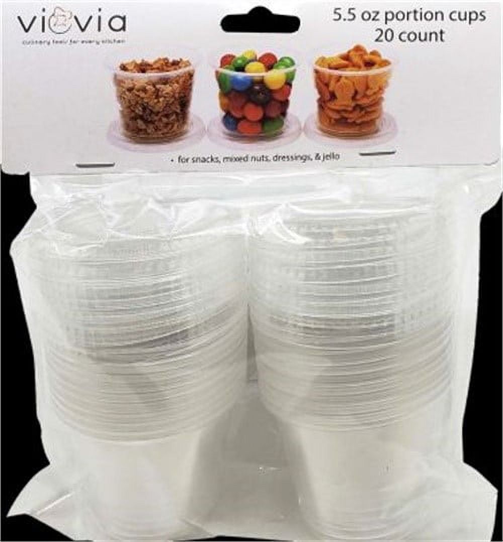 VIOVIA 5.5 OZ PORTION CUPS 20 - Walmart.com