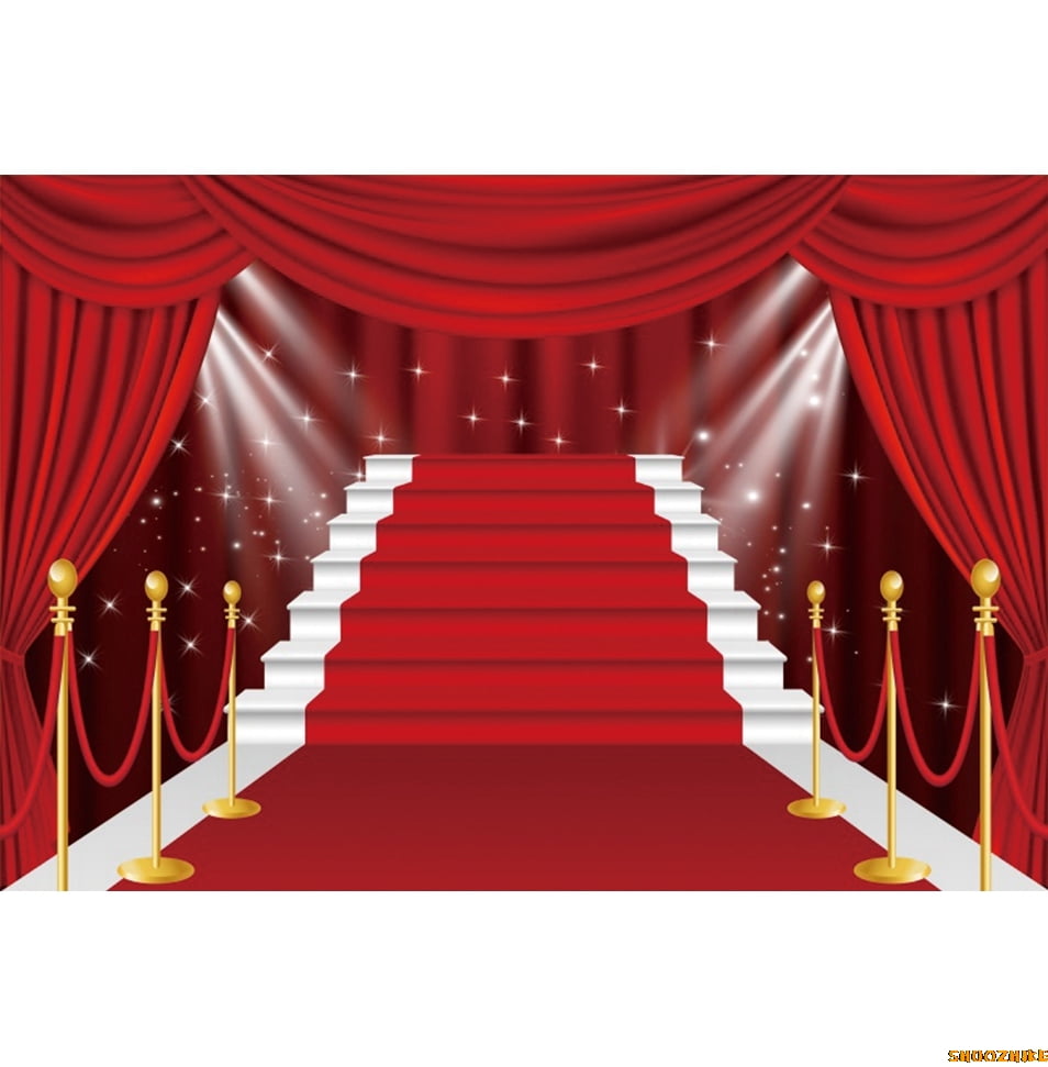 VIP Carpet Movie Theme Backdrop Birthday Party Star Evt Curtain Light ...