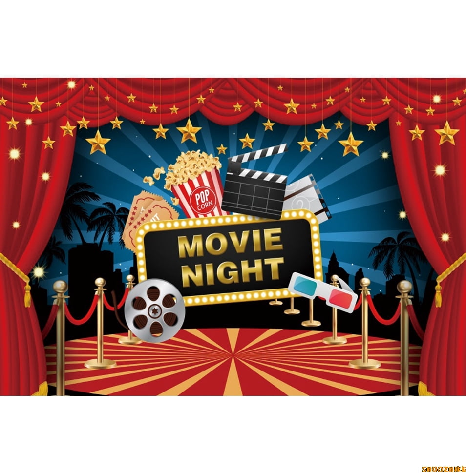 VIP Carpet Movie Theme Backdrop Birthday Party Star Evt Curtain Light ...