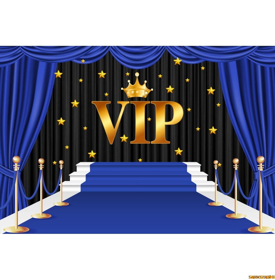 VIP Carpet Movie Theme Backdrop Birthday Party Star Evt Curtain Light ...