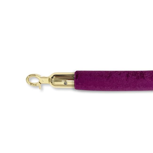 VIP Crowd Control 1643 72 in. Velour Closable Hooks, Purple & Gold ...