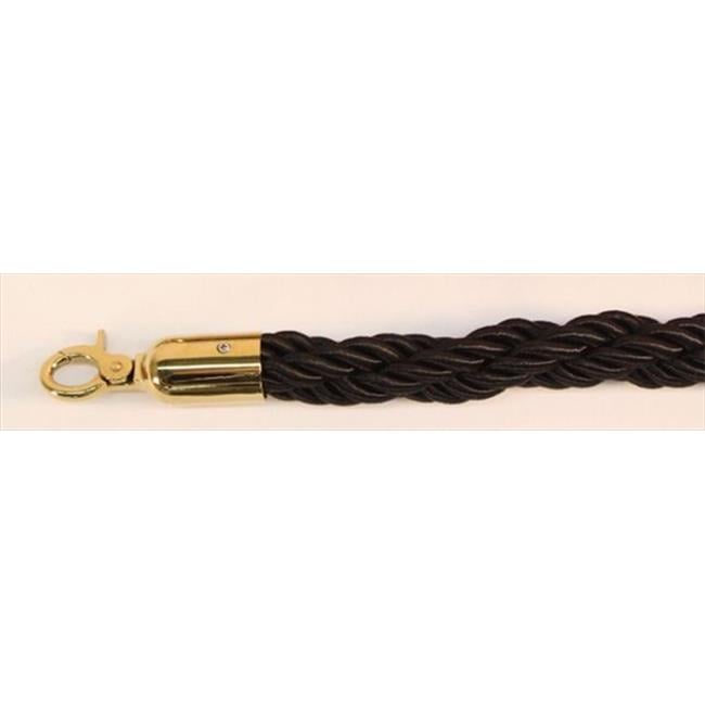 VIP Crowd Control 1676 60 in. Braided Rope with Gold Closable Hook ...