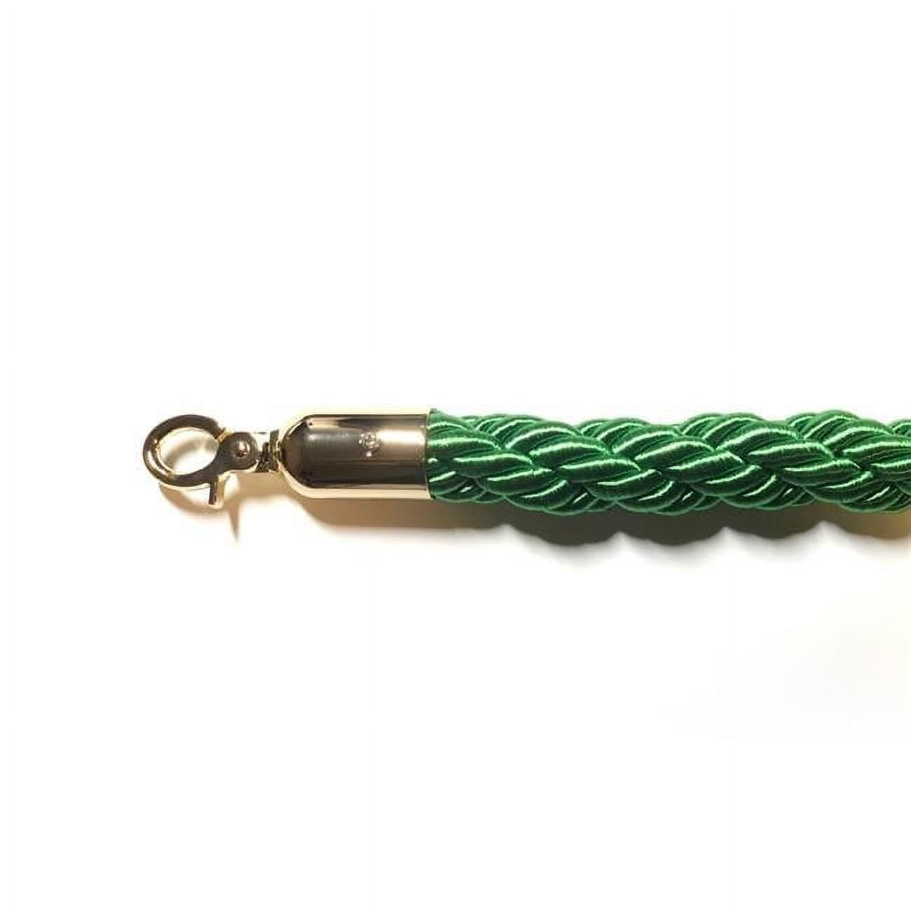 VIP Crowd Control 1777 72 in. Braided Closable Hooks, Green & Gold ...
