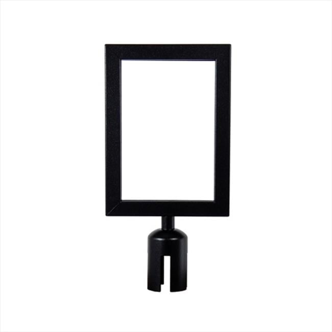 VIP Crowd Control 8 x 11 in. Sign Mount with Portrait Sign Frame ...