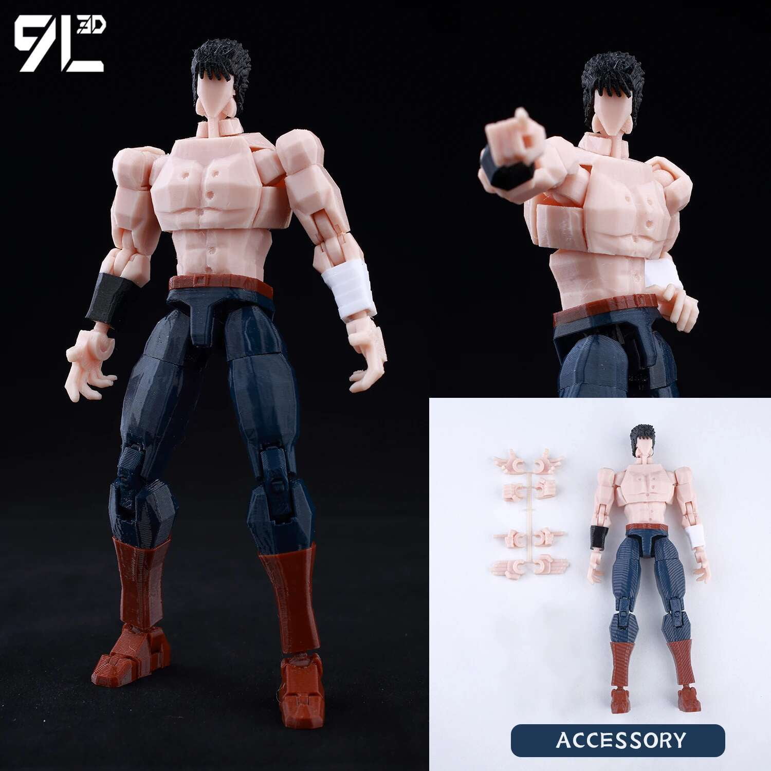 9L3D Lucky 13 Invincible Boy Action Figure, 3D Printed Anime Model ...
