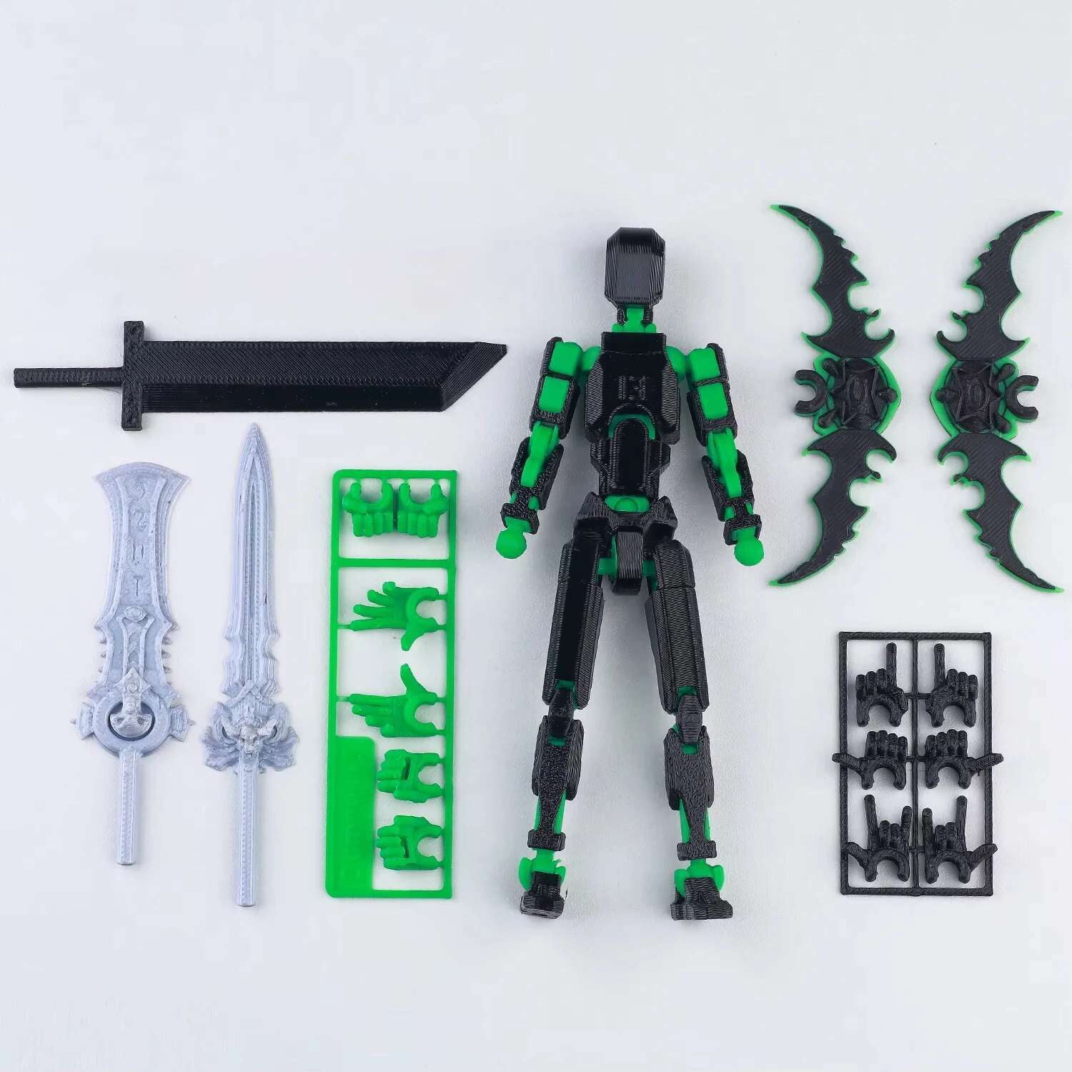 VIP-Dropshipping 9L3D Printed Lucky Dummy 13 Action Figures Movable ...