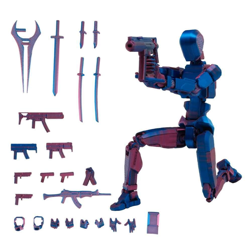 VIP-Dropshipping 9L3D Printed Lucky Dummy 13 Action Figures Movable ...