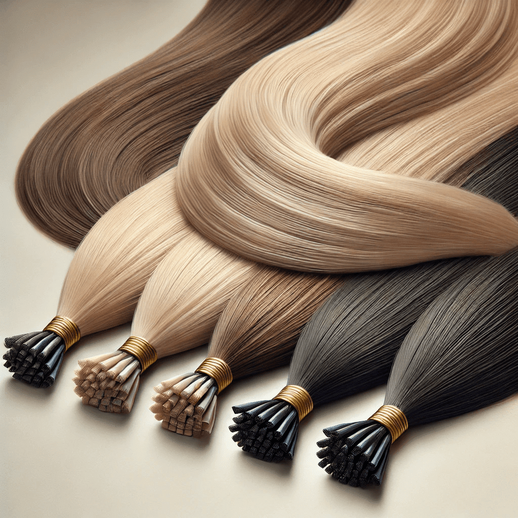 VIP Extensions I-Tip System / Straight 24'' (100 grams) - 1-jet Black ...