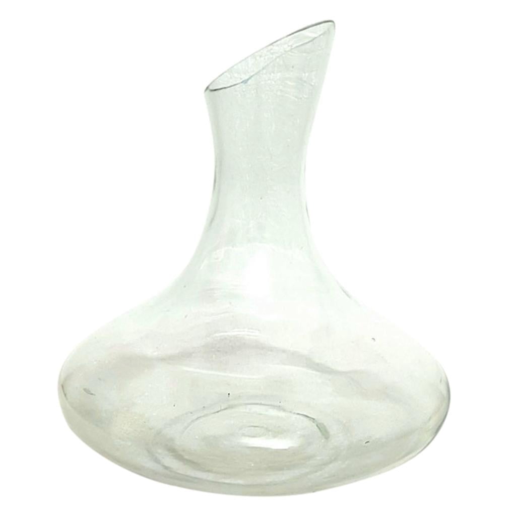 VIP Glass 8 in. Clear Carafe with Angled Opening - Walmart.com