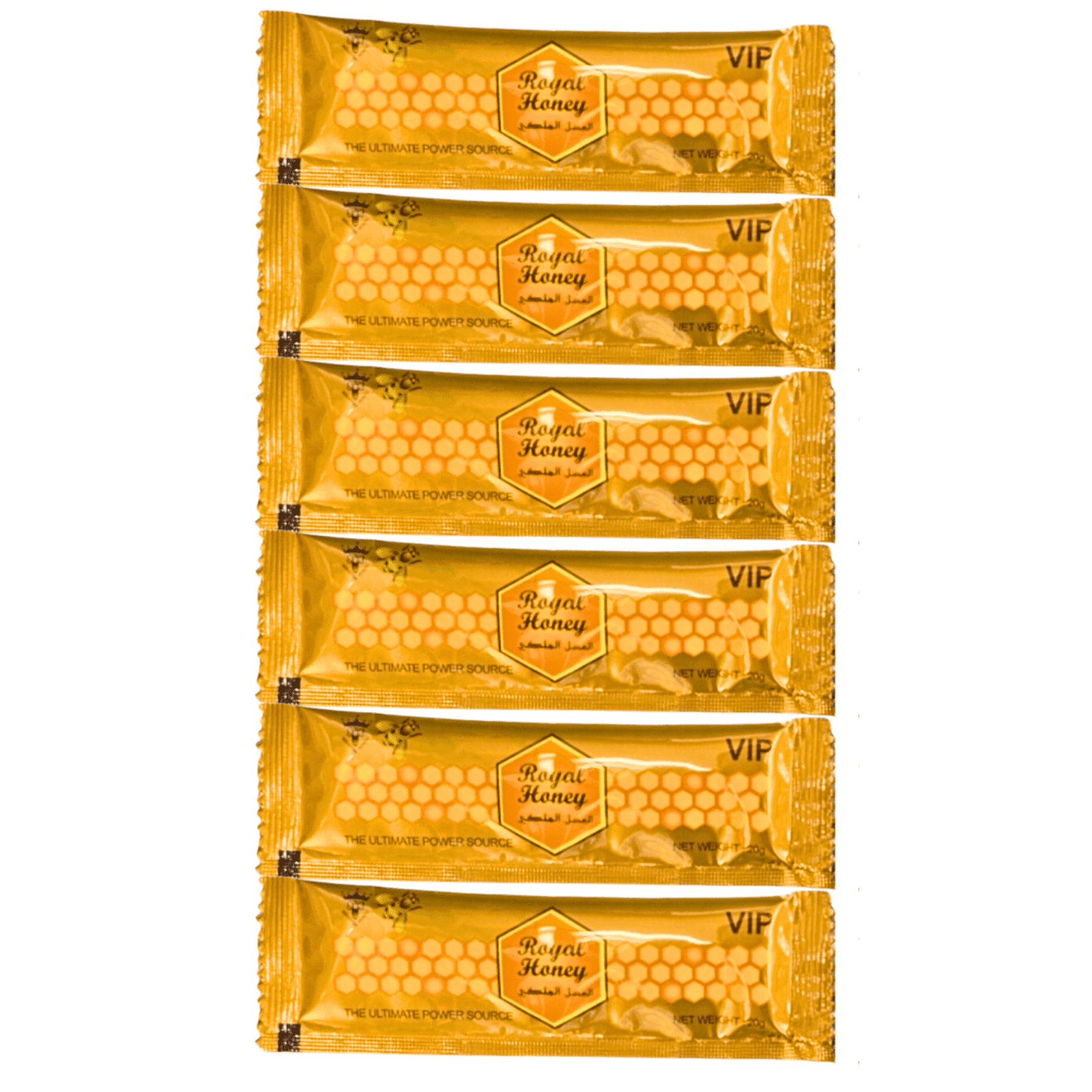 VIP Hard Honey, Pack of 6 Royal Sachets, 20G Each (Plus Type) | 3 ...