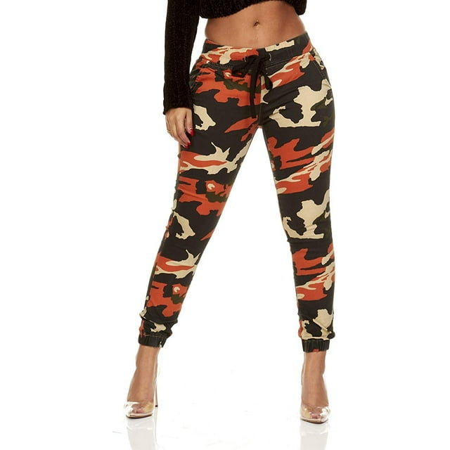 VIP Jeans Juniors plus Denim drawstring jogger in solid and Camo colors ...