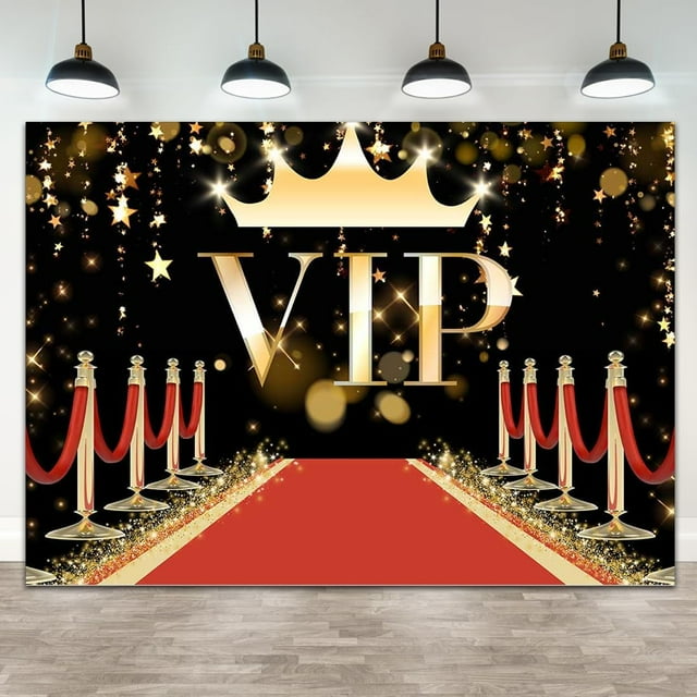 VIP Red Carpet Runner Party Decorations Backdrops Film Movie Banner ...