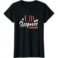Vip Sleepover Squad Matching Friends Pajama Party T Shirt