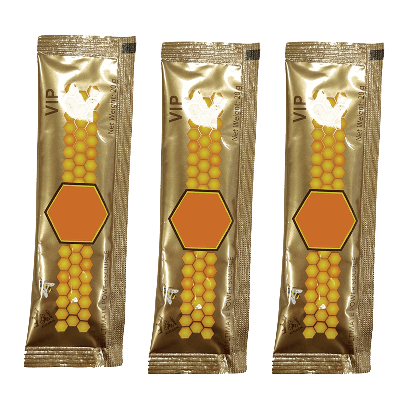VIP Strong Honey, Royal Sachets, 20G Each, 3 Sachets - Walmart.com