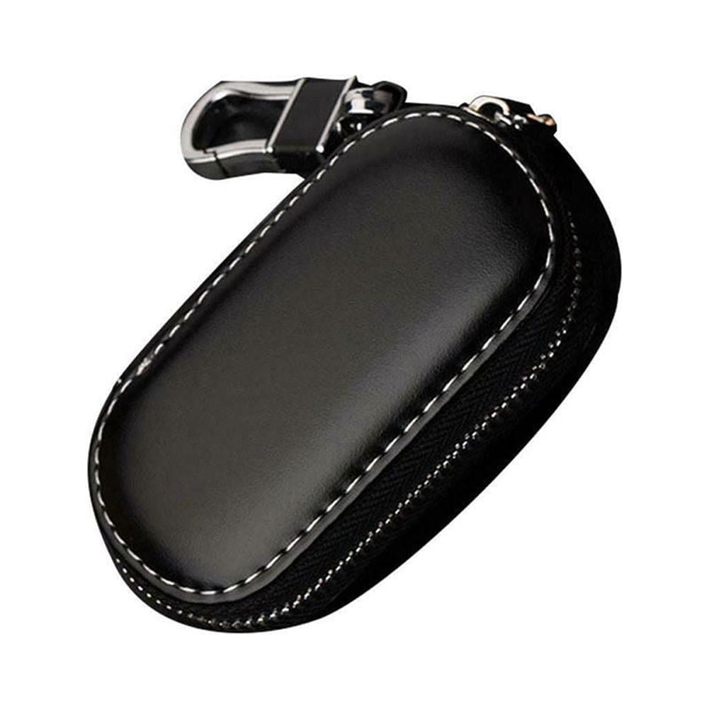 Key Case Multi-function Leather Key Case Car Key Bag For Faraday Cage ...