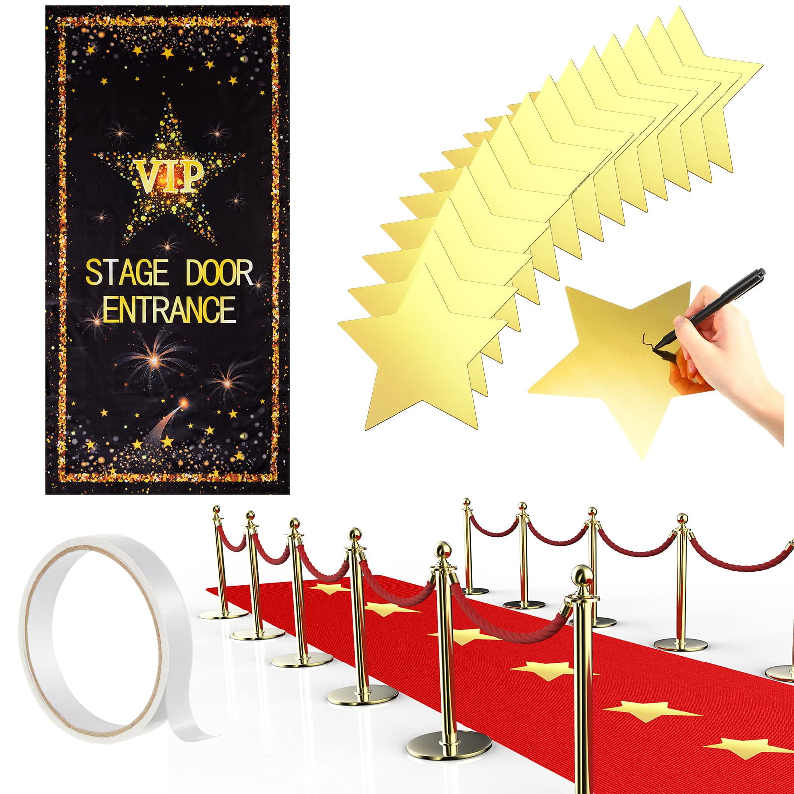 VIP red Carpet Runner for Party Wedding Stage Film Night Decoration ...
